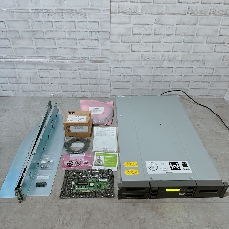 HP StorageWorks MSL2024 LTO4 Tape Library with SC11Xe SCSI HBA Tested ...