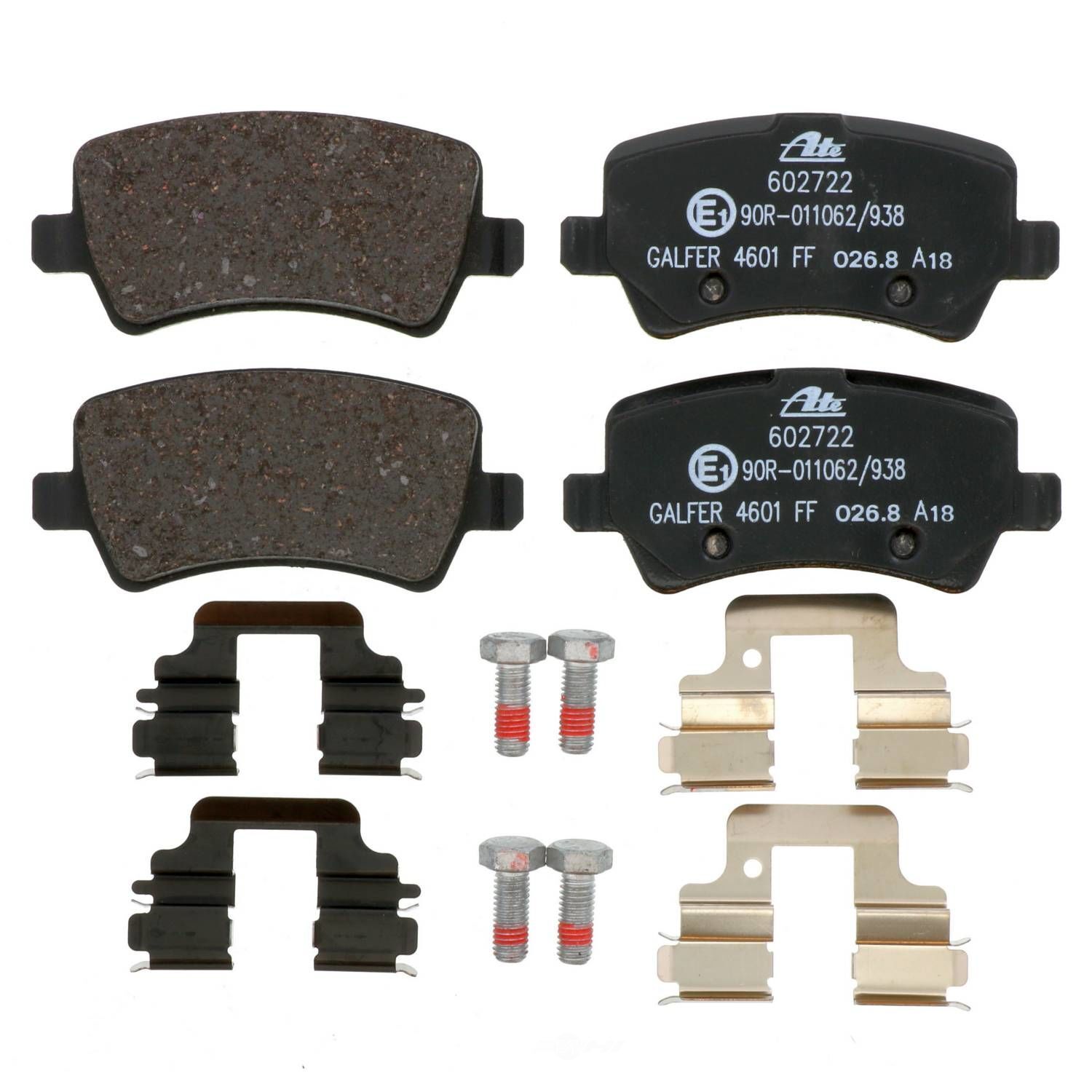 Disc Brake Pad Set-Original Disc Brake Pads Rear ATE 602722 | eBay