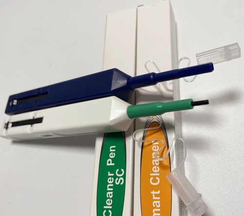 One click fiber optic cleaning pen cleaner LC/MU 1.25/2.5mm connectors ...