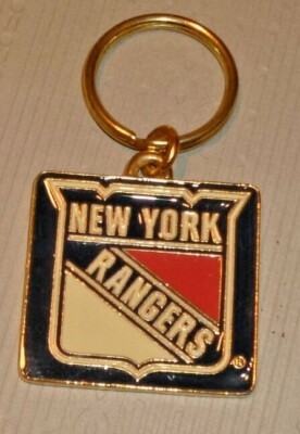 NEW YORK RANGERS NHL hockey metal keyring key chain keychain 1.5" | eBay