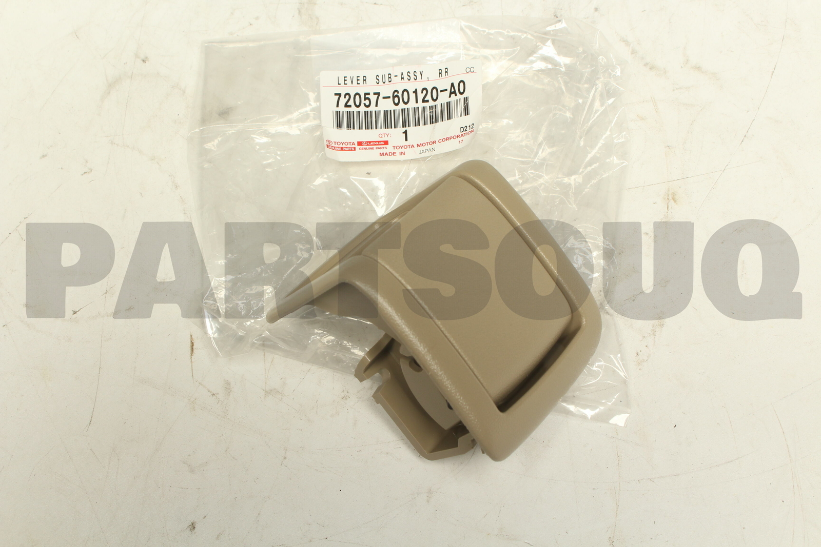 7205760120A0 Genuine Toyota LEVER SUB-ASSY, REAR SEAT LOCK CONTROL | eBay