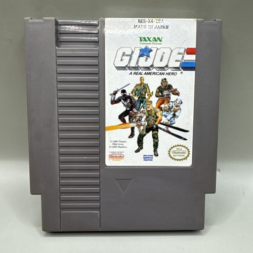 Nintendo NES G.I. Joe A Real American Hero Tested & Working Authentic ...