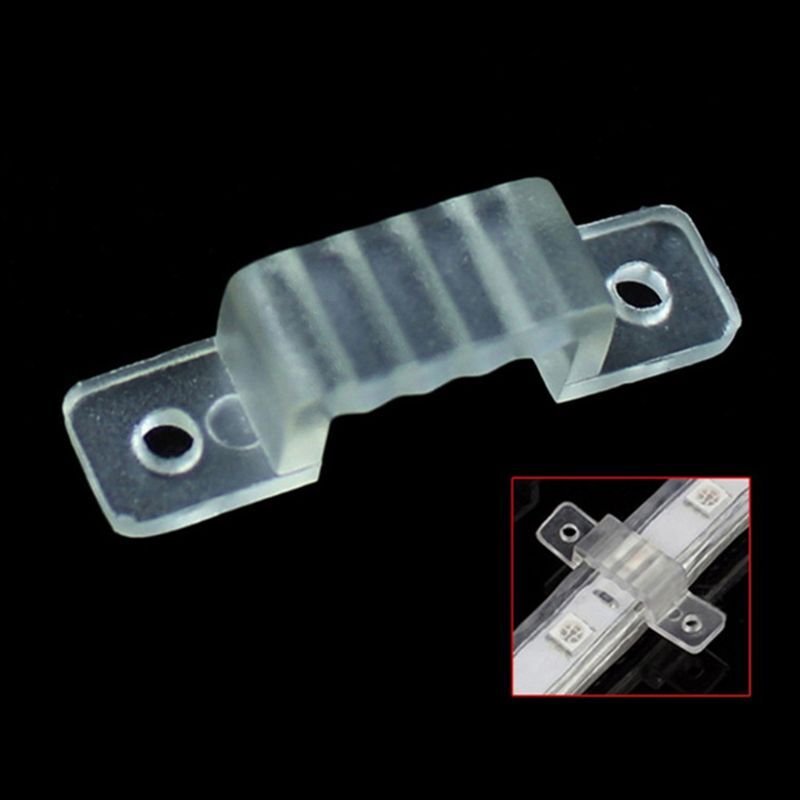 50pcs 12mm LED Clips Plastic Buckle Flexible Accessories | eBay