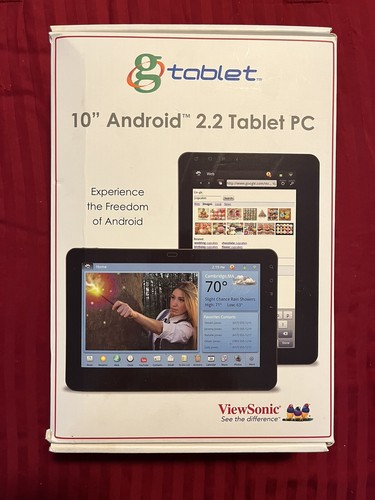 Viewsonic g tablet 10” android NEW open box | eBay