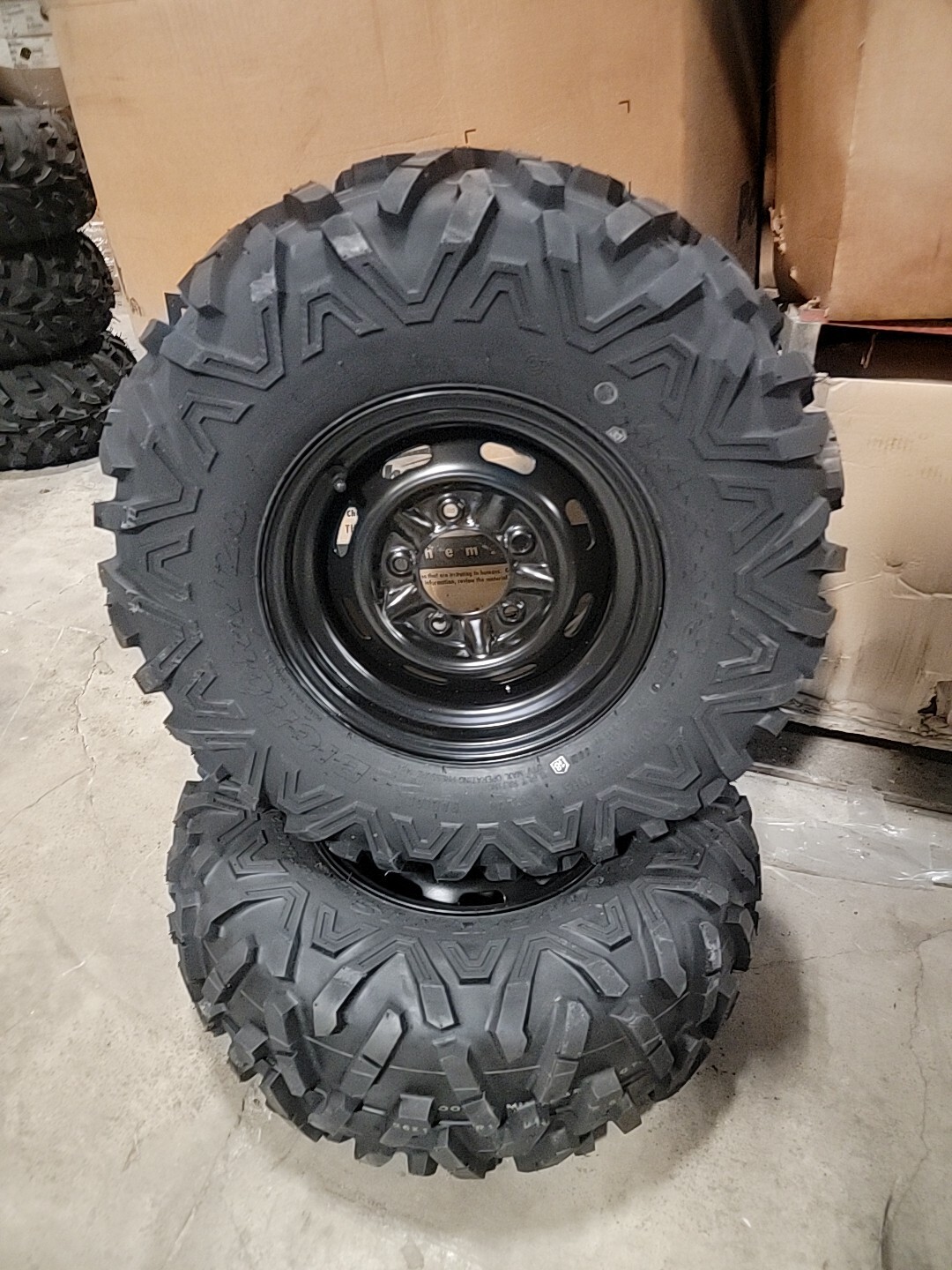 Set Of (2) 26X10-12 John Deere Gator Wheels & Tires 4 Ply 5 Lug AM46351 ...