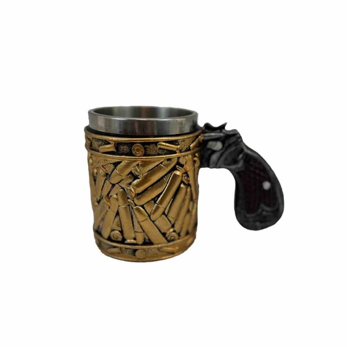 Novelty Coffee Mug - Shell Casing Cup with Derringer Handle - Cowboy ...