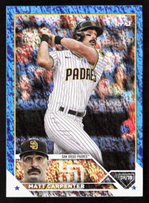 2023 Topps Series 2 Matt Carpenter Blue Foil /999 #478 San Diego Padres ...