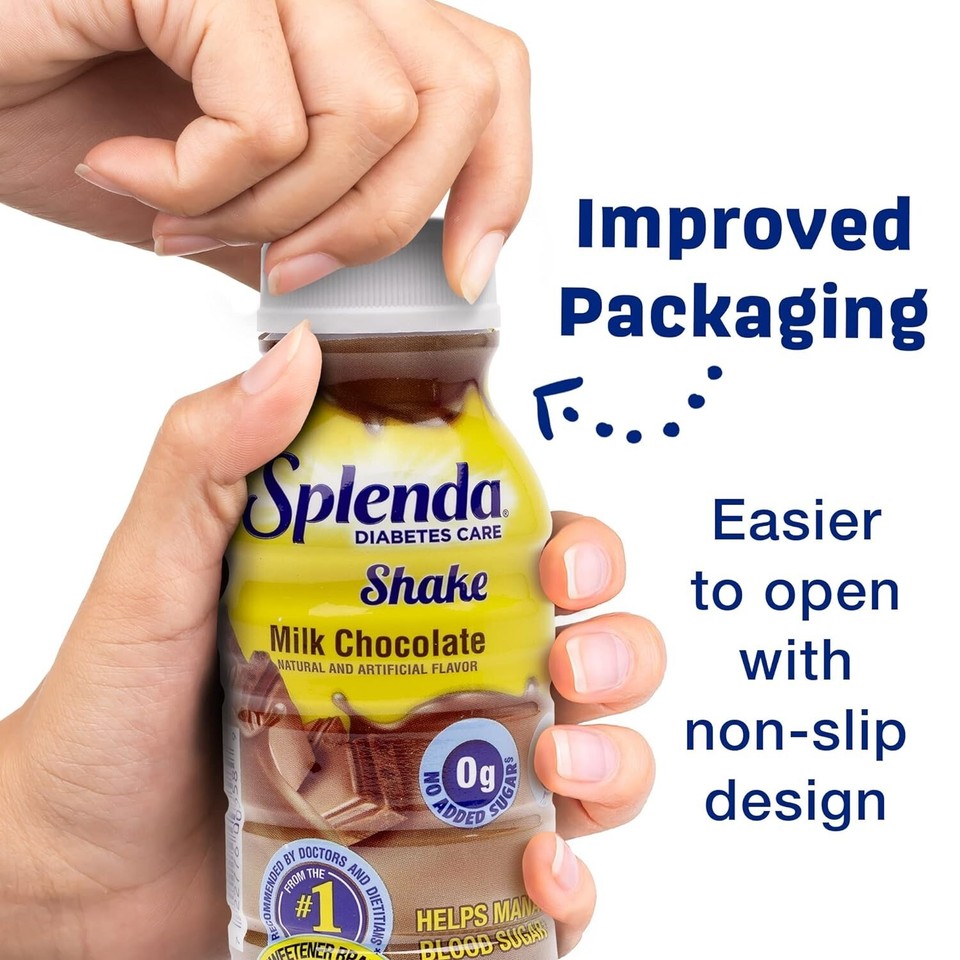 SPLENDA Diabetes Care Shakes - Meal Replacement Shake, Milk Chocolate ...