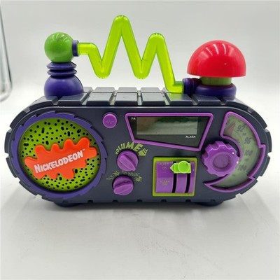 Vintage 1995 Nickelodeon Time Blaster Rise & Slime Alarm AM/FM Clock ...