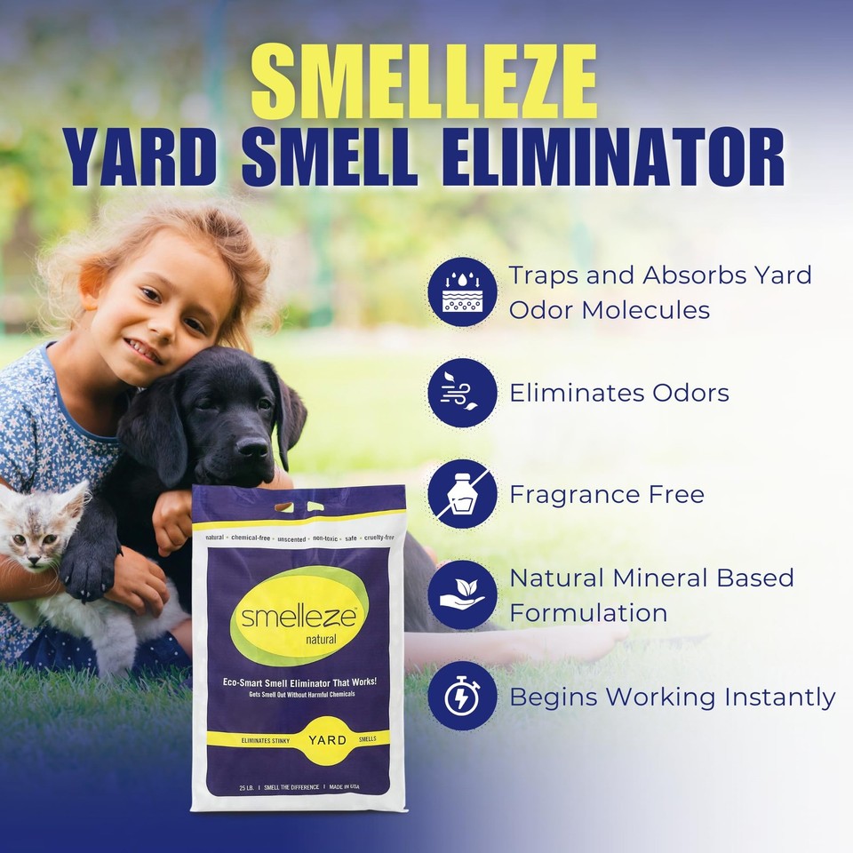 25 lb. Yard Odor Eliminator for Dogs – Long-Lasting Turf Cleaner for ...