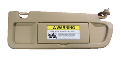 Genuine Honda Sunvisor Sienna Beige YR400L Passenger Side Civic 83230 ...