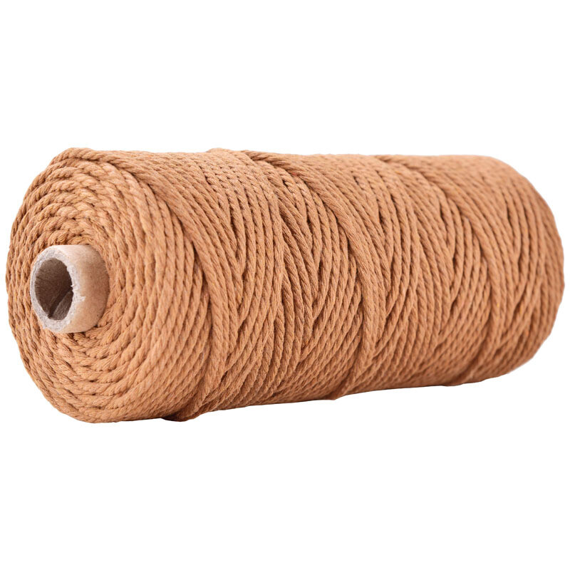 Artisan Macrame Rope 100% Natural Cotton Twisted Cord Craft String DIY ...