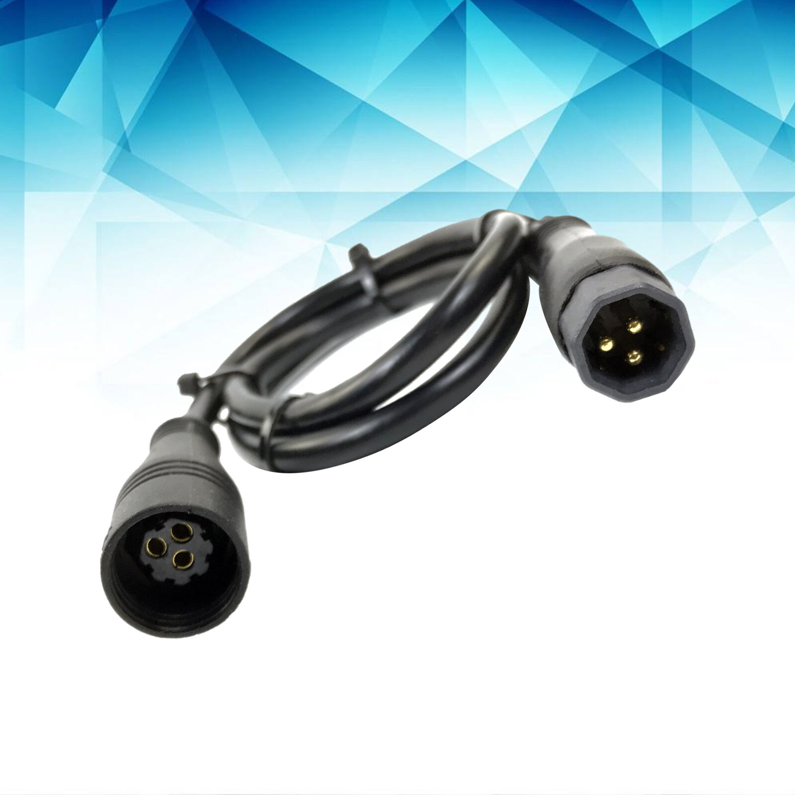 Wheel Hub Motor Cable 60cm For EBike Motor Cable Female to Male ...