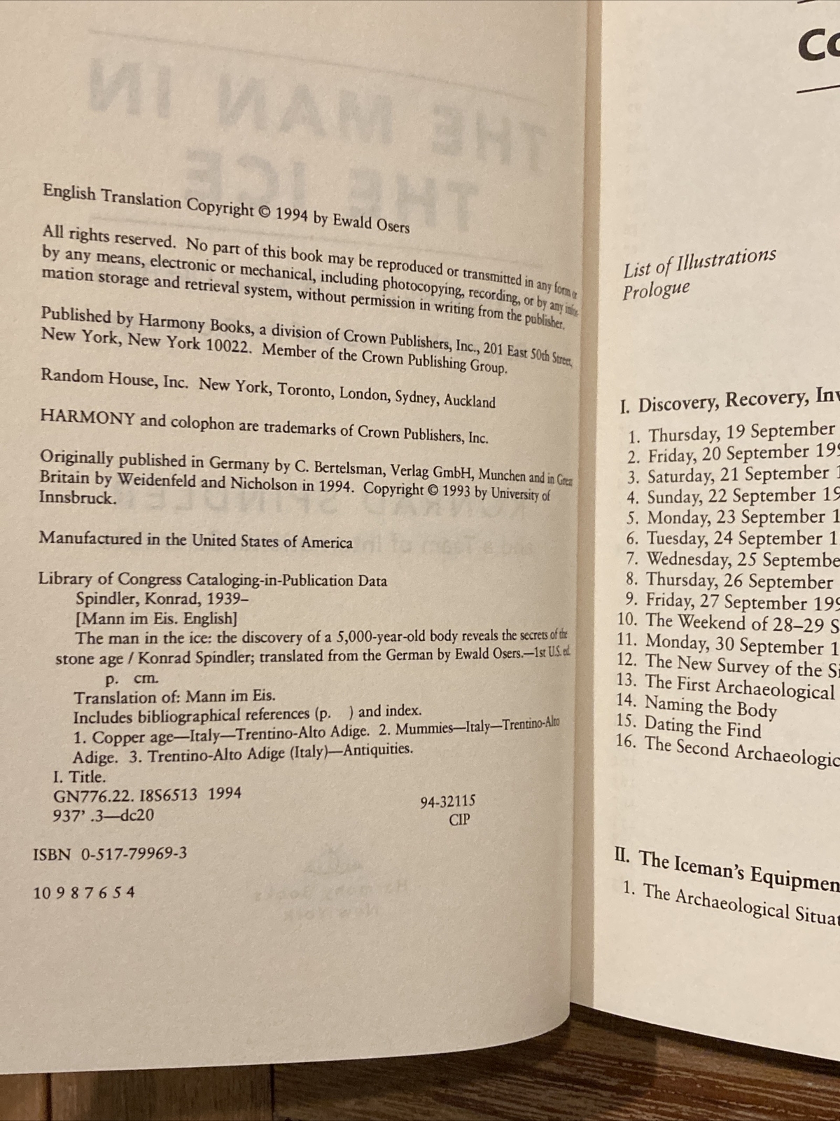 Man in the Ice : The Discovery of a 5,000-Year-Old Body Reveals the ...