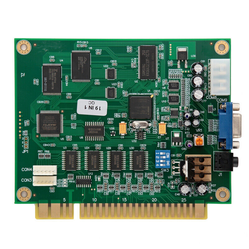 19 in 1 Horizontal Multicade Arcade Multigame Board FOR JAMMA Video ...
