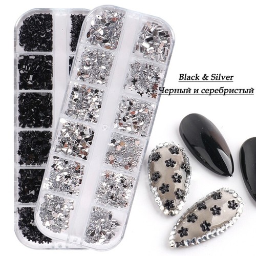 Diamond Nail Art Craft Nail Rhinestones Studs Nail Art Decorations ...