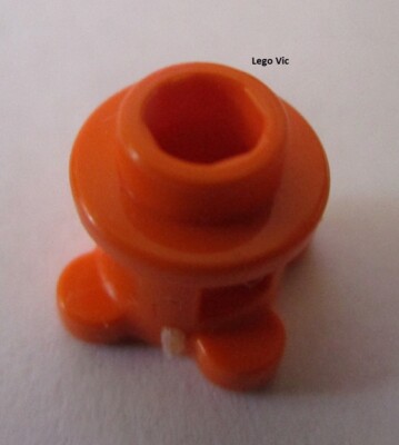 Lego 33286 Brick Round with Flower Edge Orange Scala 3148 HP 4722 4721 ...