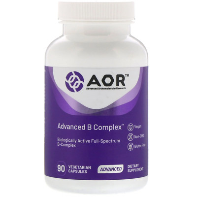 Activated Vitamin B Complex AOR Active Advanced Folate + B12 +P5P ...