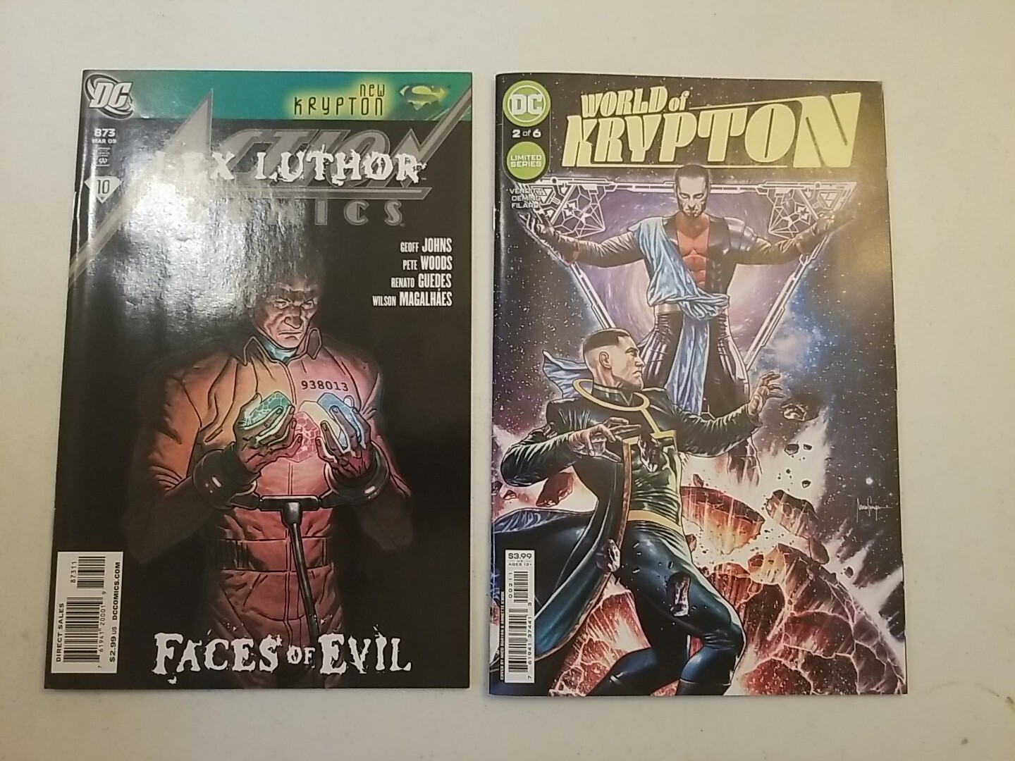 Action Comics Lex Luthor/ World Of Krypton DC NM Lot Of 2 See ...