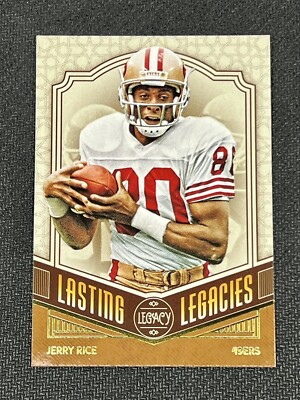 2020 Legacy Jerry Rice LASTING LEGACIES 49ers HOF #LL-JR | eBay