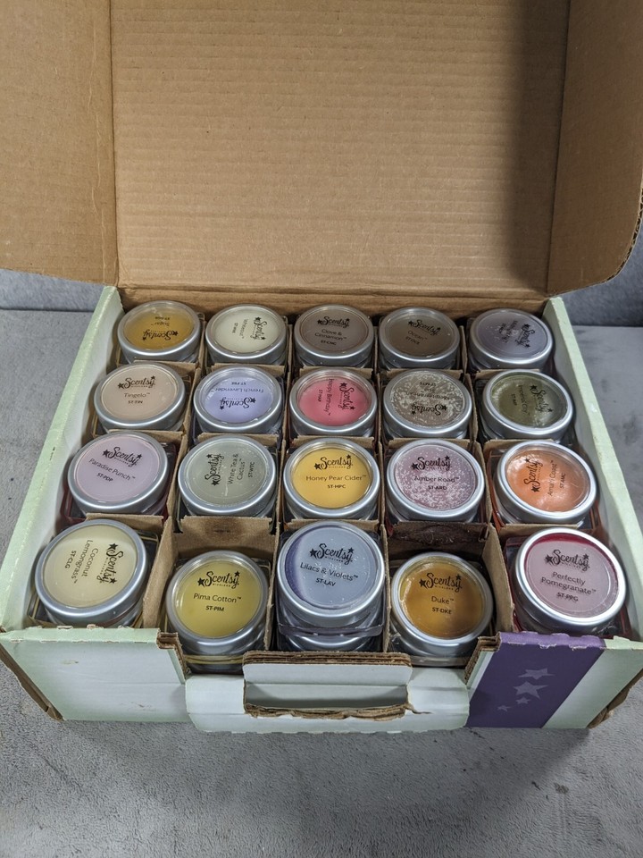 SCENTSY LOT OF 79 MINI SAMPLES TESTERS CANDLES AROMATHERAPY | eBay