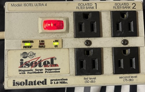 Isotel Ultra Surge Protector 1.0 Mhz Protection Ulta 4 | eBay