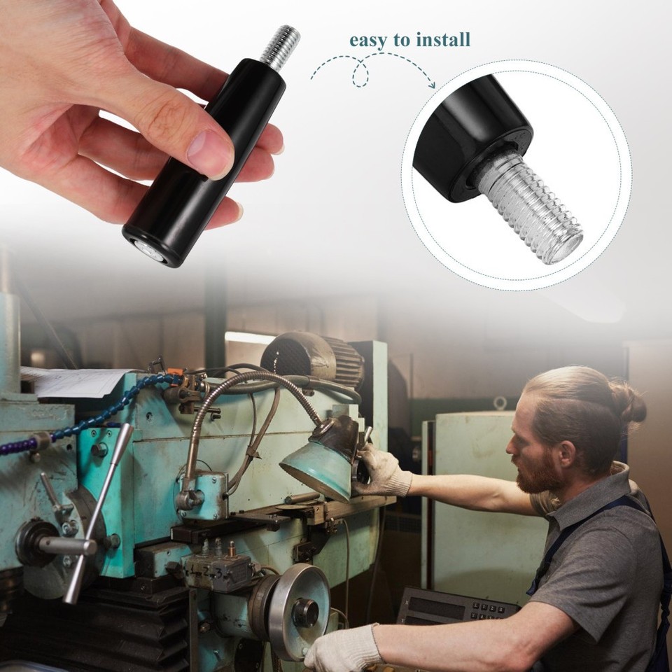 2pcs Revolving Handwheel Machine Handle Bakelite Universal Hand Crank ...