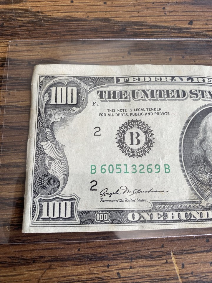Lightly Circulated $100 bill (One Hundred Dollar)- Series 1981 - Off ...