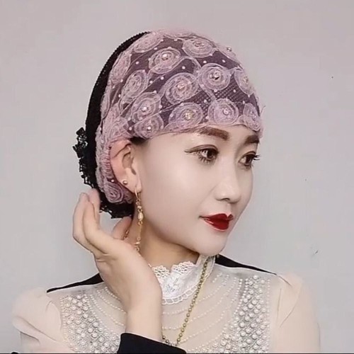 Elegant Turban Hats Lace Hair Cover Cap Fashion Headscarf Women | eBay Australia