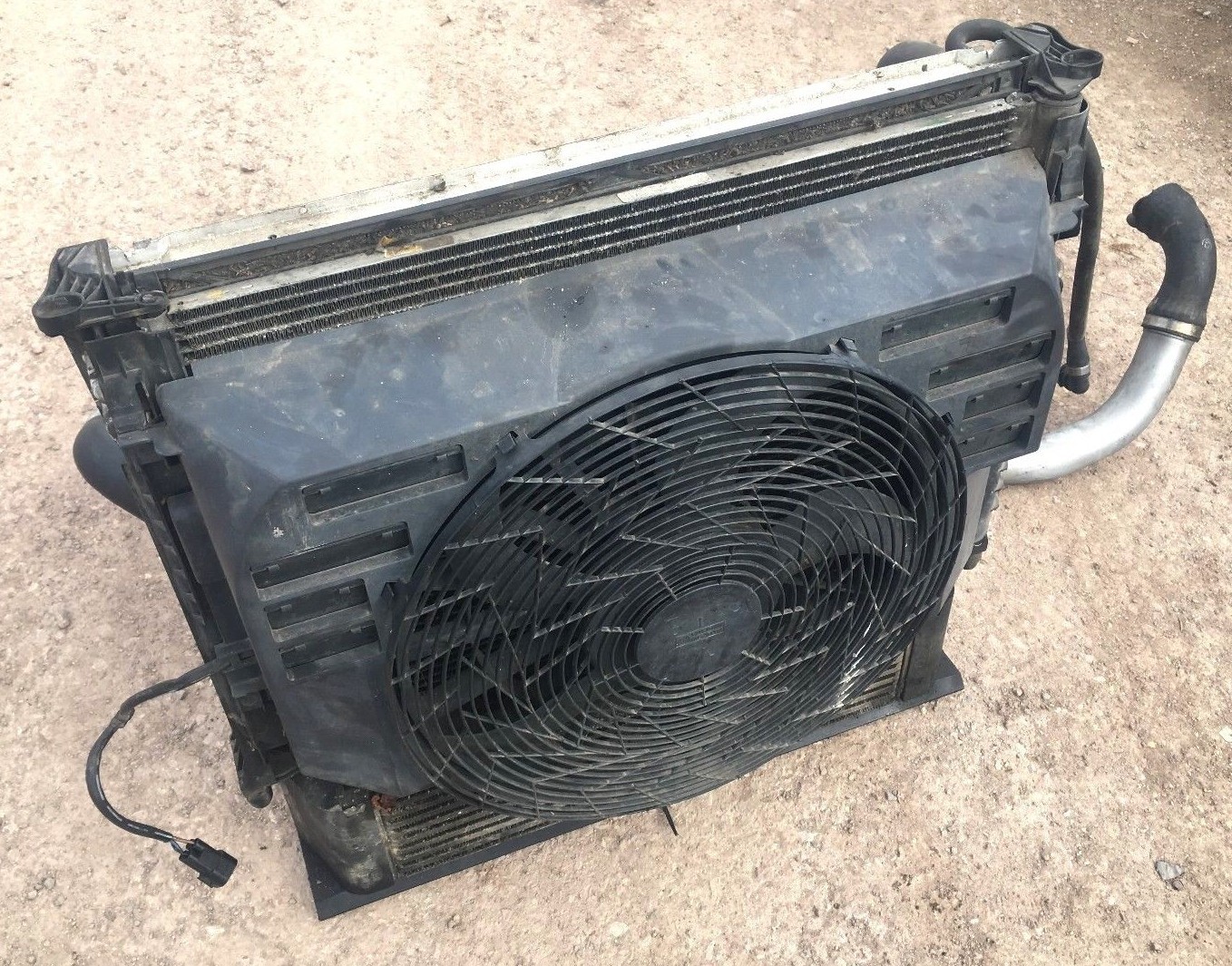 Range Rover L322 3.0 TD6 Ventilator Lufter Klimaanlage Wasserkühler ...