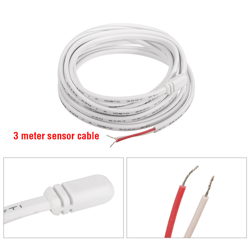 UK Electric UnderFloor Heating Thermostat Control Switch+Floor Sensor ...