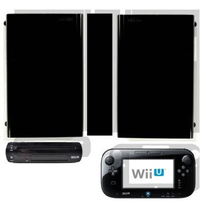 Transparent Clear Skin Sticker Cover for Nintendo Wii U Console ...