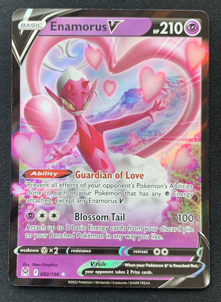Enamorus V 082/196 Lost Origin Ultra Rare Holo Pokemon TCG Card NM | eBay