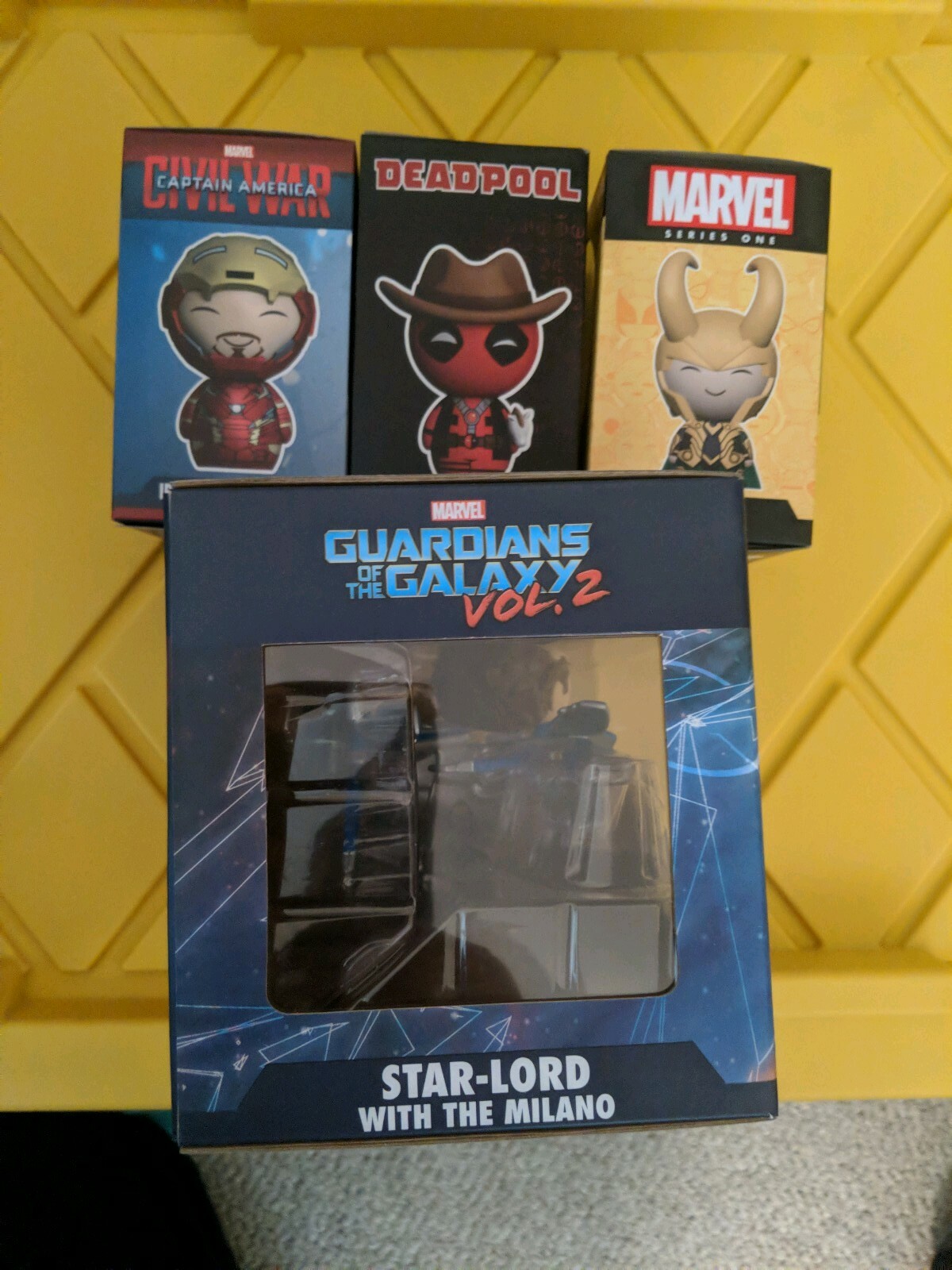 Funko Collectors Corps Dorbz lot of 4 iron Man, Deadpool, starlord ...