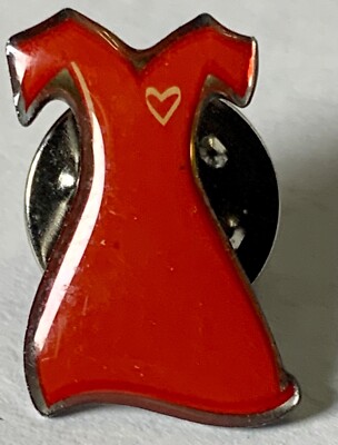 Red Dress Pin American Heart Association Go Red for Women 3/4" | eBay