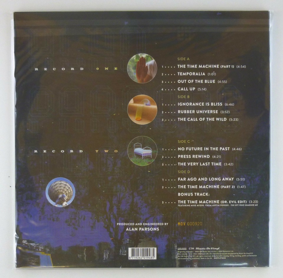 2x 12 " LP Alan Parsons the Time Machine 6.3oz Limited Numbered Edition ...