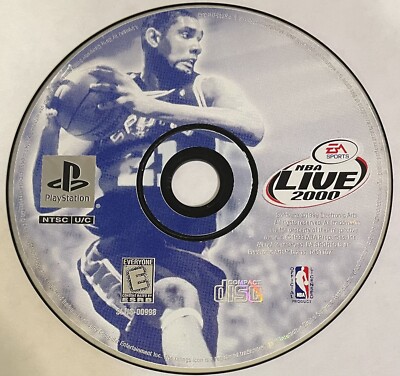 NBA Live 2000 (Sony PlayStation 1, 1999, PS1) DISC ONLY | NO TRACKING ...