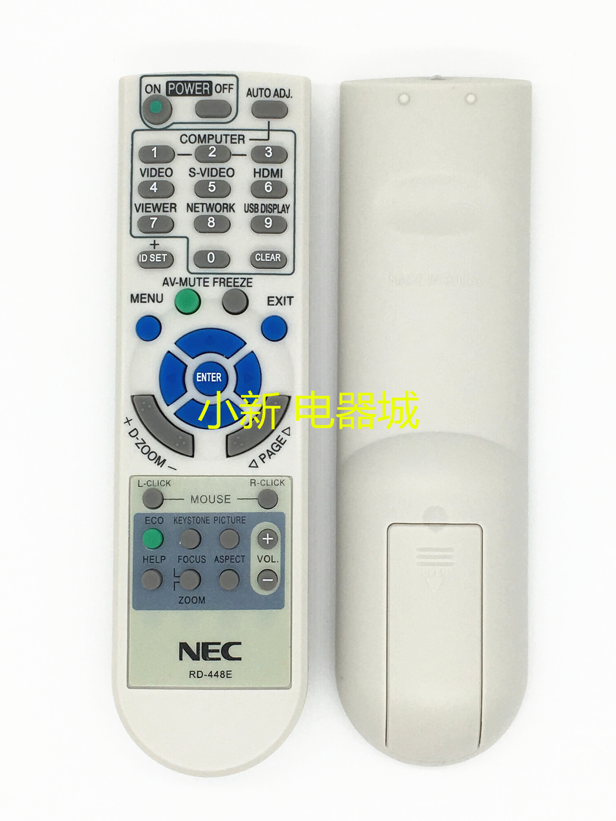 FOR NEC RD-448E VT675 VT676 VT695 NP-V260+ V230 projector remote ...