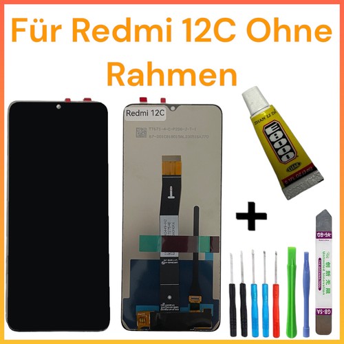 MH Screen LCD Display For Xiaomi Redmi 12C 12 C Touch Screen Black+Tool ...