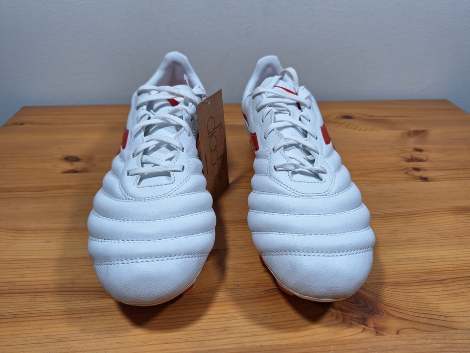 Diadora Men’s 12 BRASIL ELITE 2 R LPU Firm Ground Soccer Cleats White ...