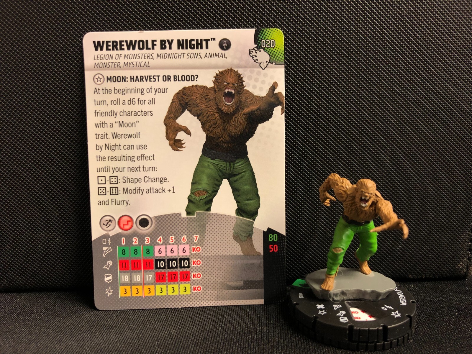 Heroclix Wheels of Vengeance set Werewolf by Night #020 Uncommon | eBay
