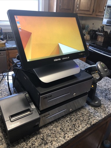 Micros Oracle Workstation 6 POS System includes printer, scanner ...