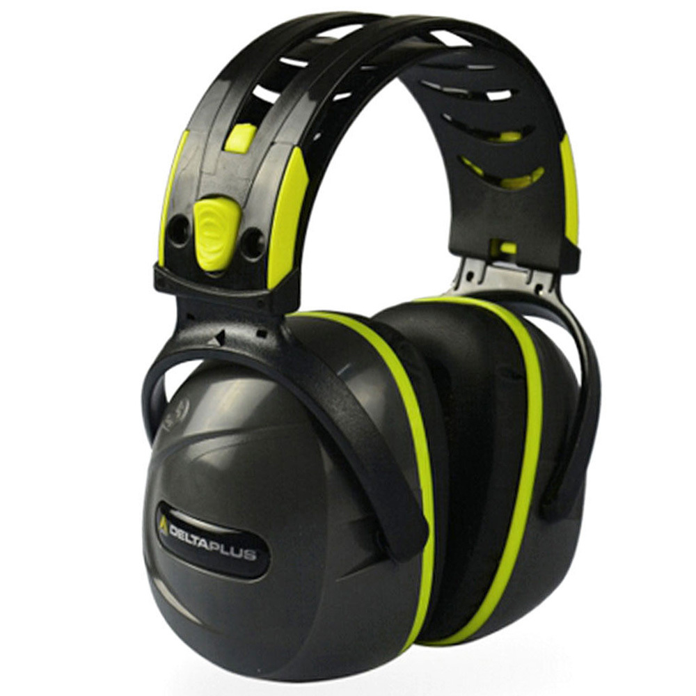 DeltaPlus Dual Cup Ultra High Attenuating Hearing Protector Earmuff ...