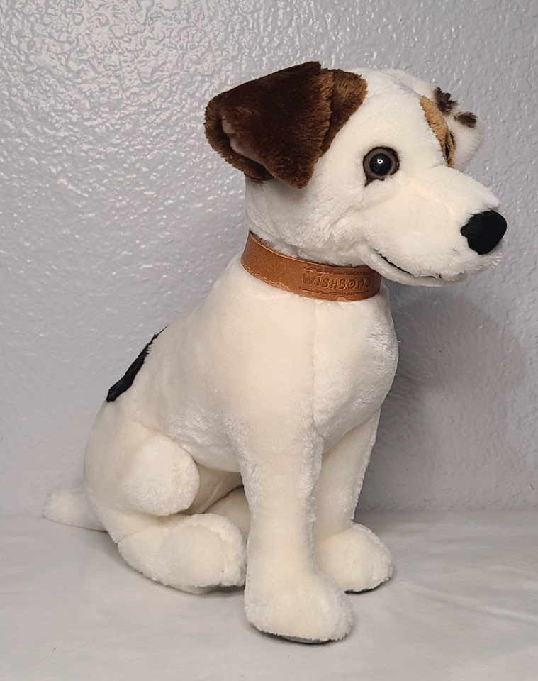 Wishbone 1996 Vintage Plush Dog Jack Russell Terrier, 14-inch, big ...