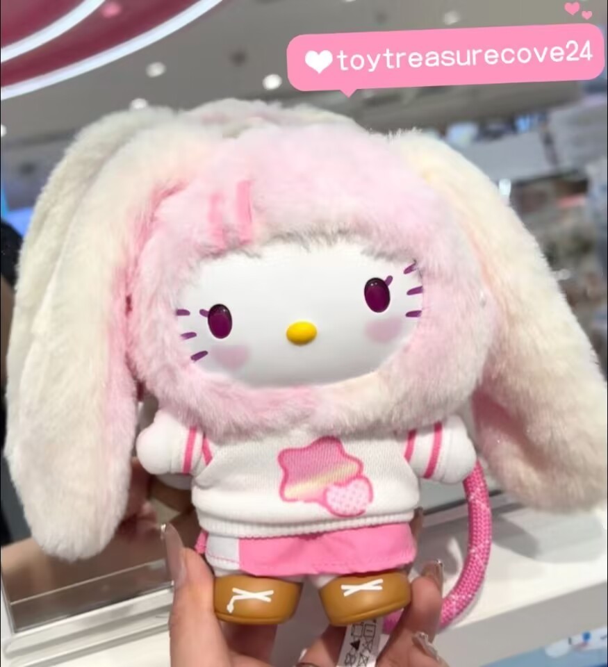 Hot Miniso Hello Kitty Pop Star Series Plush Confirmed Blind Box Figure ...