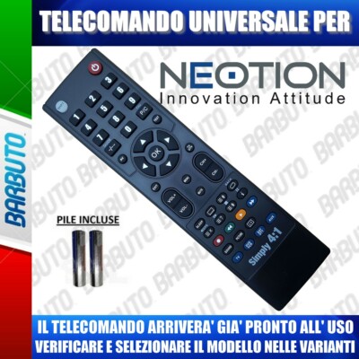 TELECOMANDO UNIVERSALE NEOTION, CLICCA IL TUO MODELLO LO RICEVERAI GIA ...