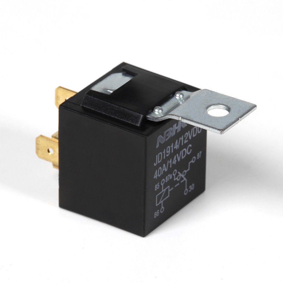 10 Pack Relay 12V 5 Pin Relay 40/30 AMP Automotive Relay Kit 12-Volt ...