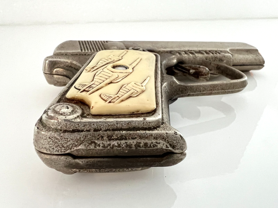 Vintage Stevens Cast Iron SPIT FIRE CAP GUN - 4 1/2" Long - Working! | eBay