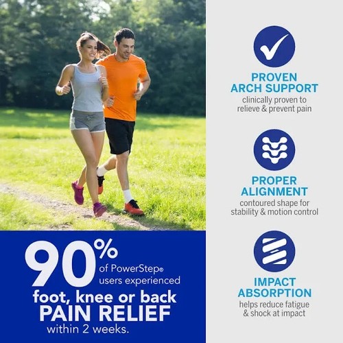 Powerstep Pro ProTech Met Orthotic Shoe Insoles Podiatrist Recomended ...