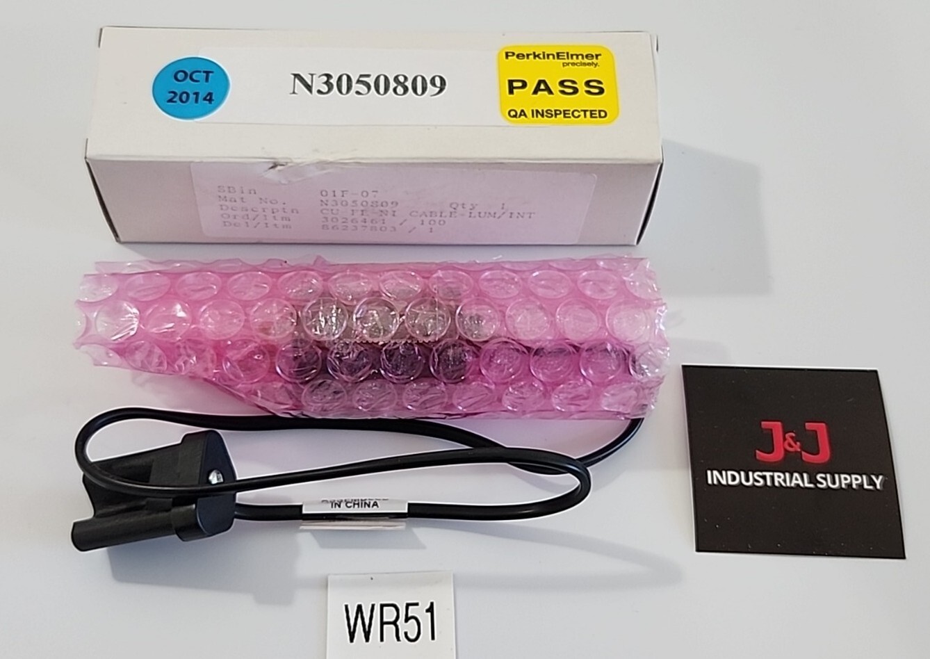 *NEW* Perkin Elmer N3050809 Cu-Fe-Ni Coded Hollow Cathode Adapter ...